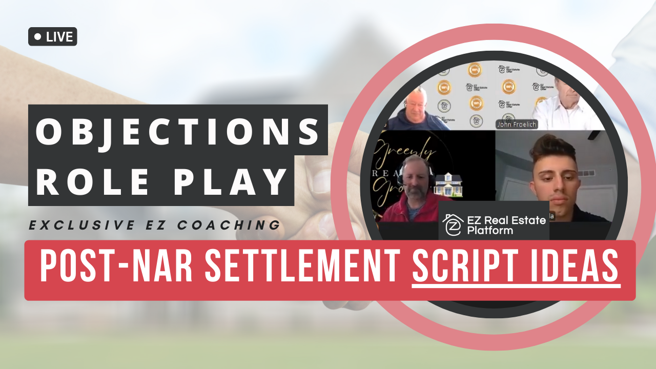 Master Objection Handling | Role Play Training with EZ Real Estate ...