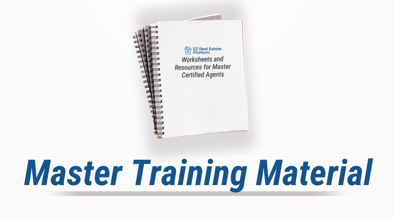 Master Training Workbook - EZ Agent Hub